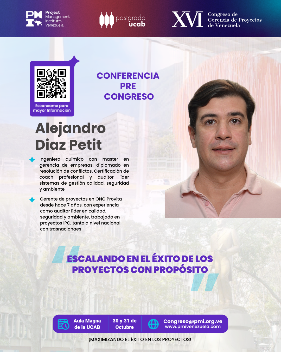 Charla precongreso con Alejandro Díaz Petit: Escalando en el éxito de ...